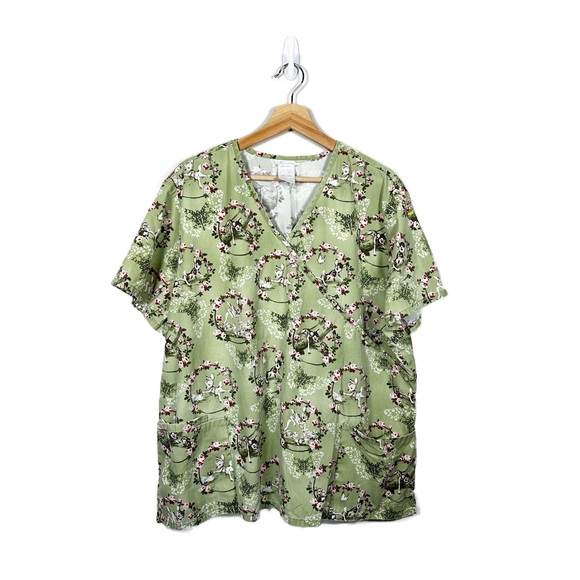Disney | Tops | Disney Bambi Scrubs Top | Poshmark